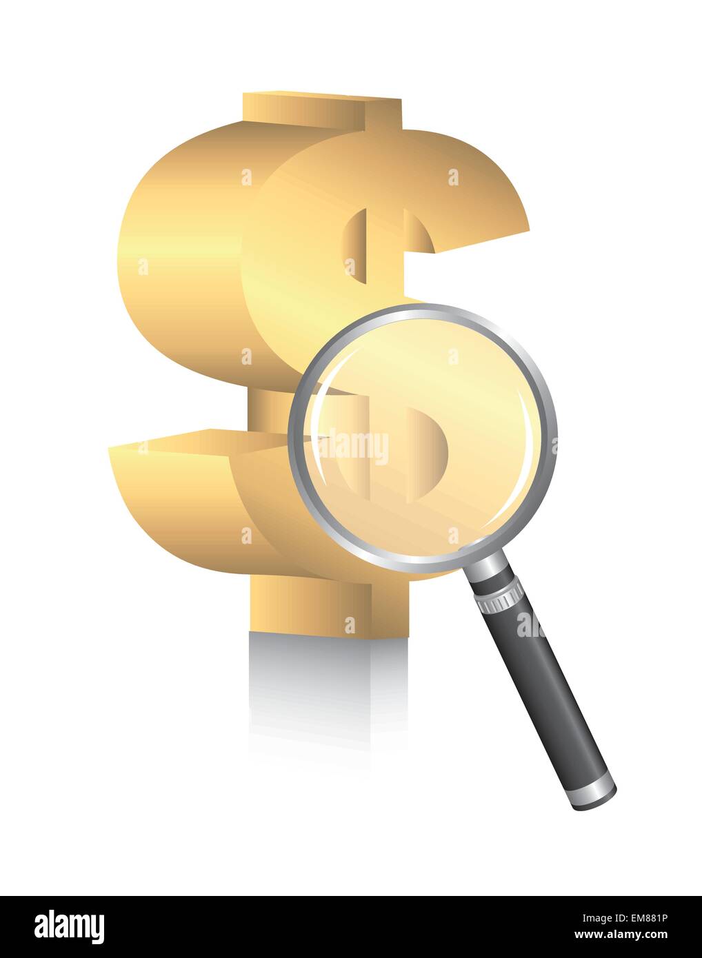 White dollar sign Stock Vector Images - Alamy