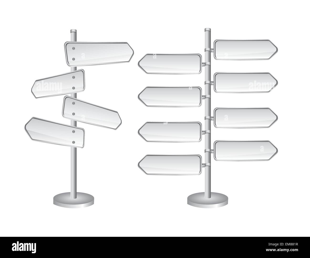 Blank Road Signs High Resolution Stock Photography and Images - Alamy