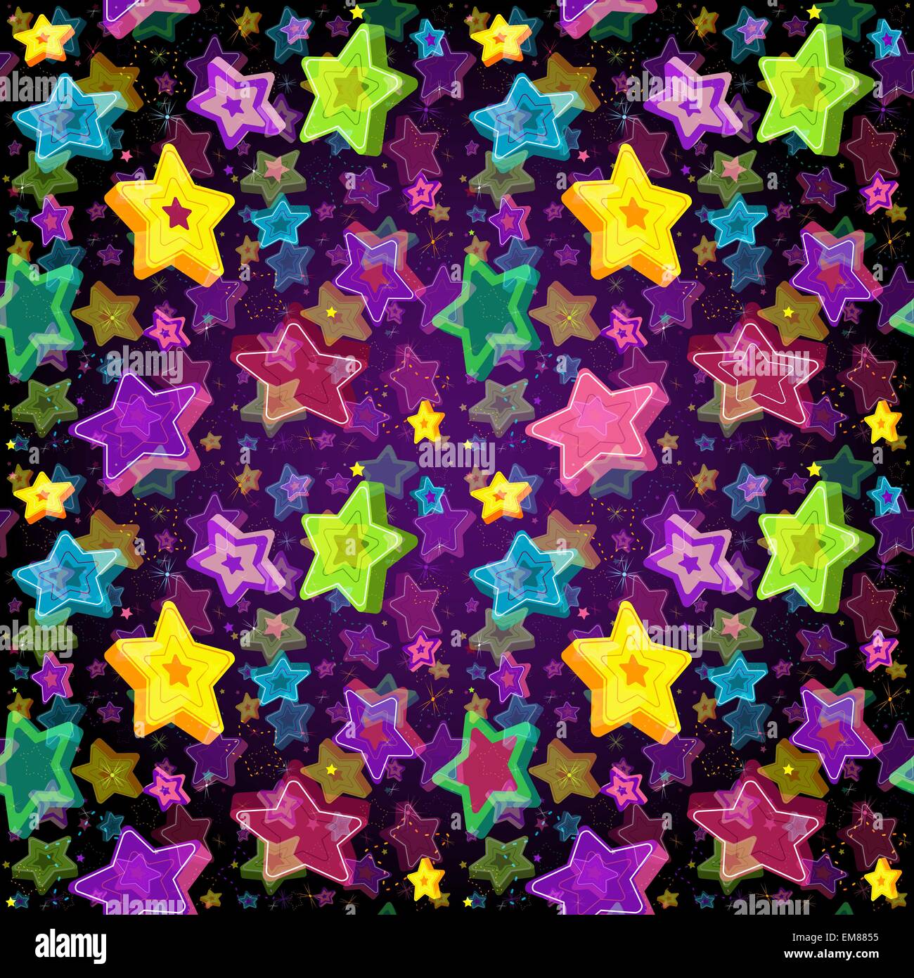 Bright blue star geometric Stock Vector Images - Alamy