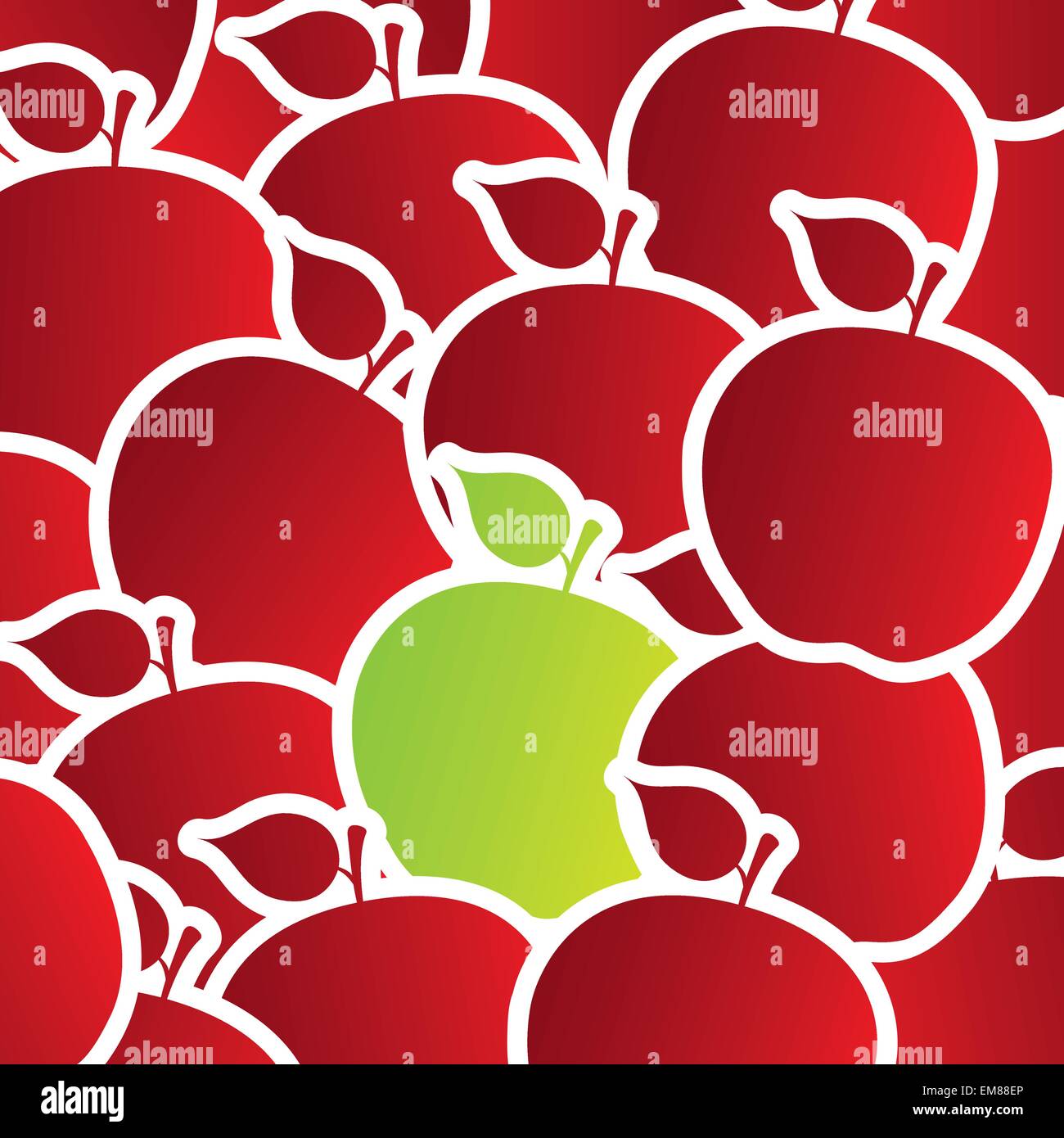 Cartoon apples hi-res stock photography and images - Alamy