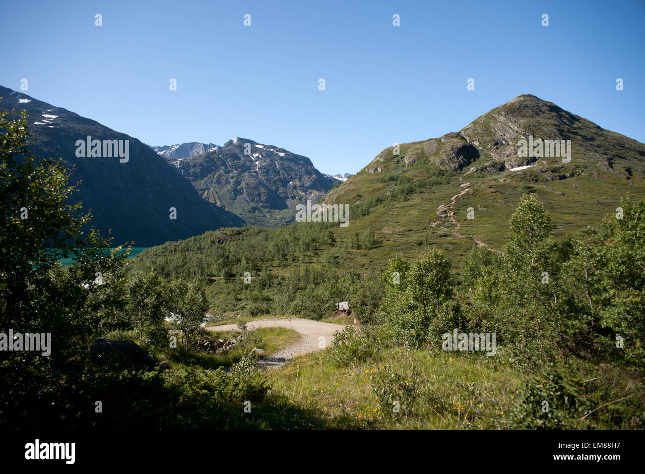 Besseggen Ridge in Jotunheimen National Park, Norway Stock Photo - Alamy