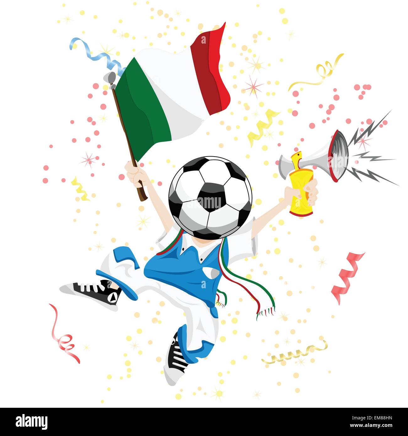 Italian scarf Stock Vector Images - Alamy