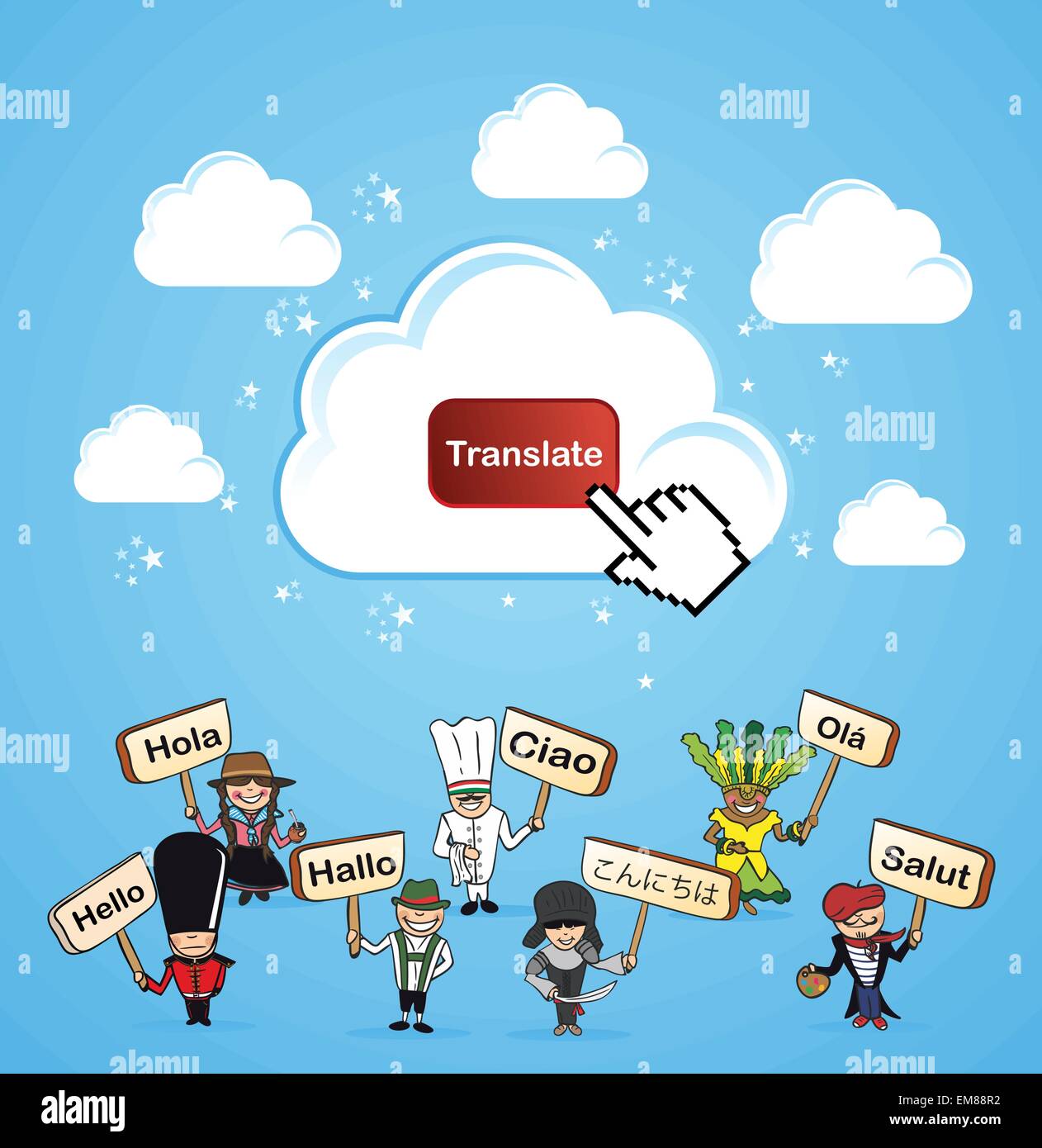 Computing language Stock Vector Images - Alamy