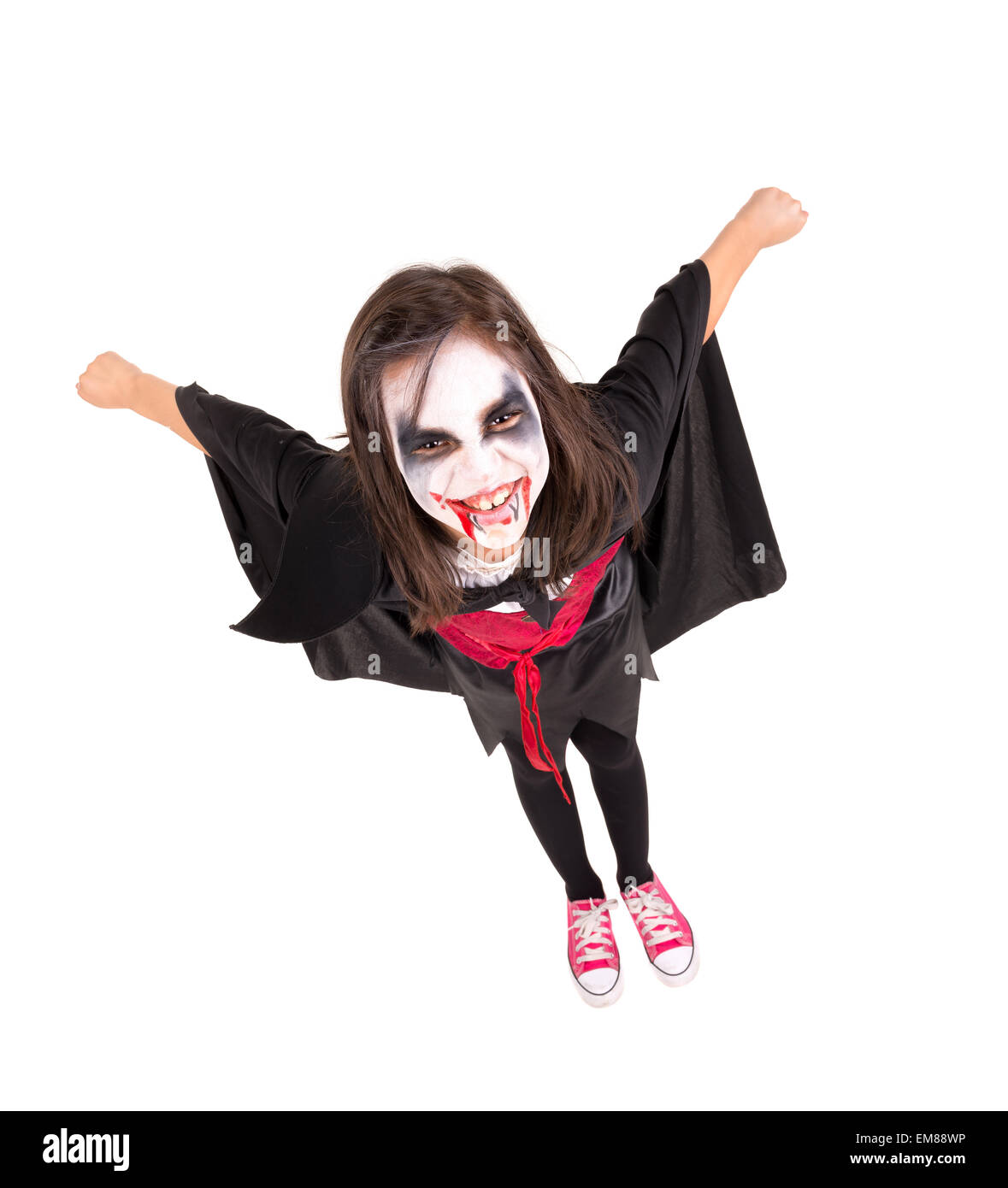 Female vampire blood face hi-res stock photography and images - Alamy