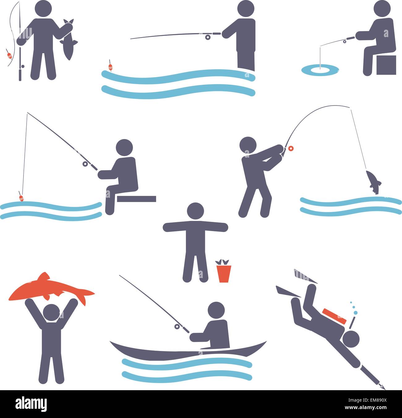 Sport activity symbols Stock Vector Images - Alamy