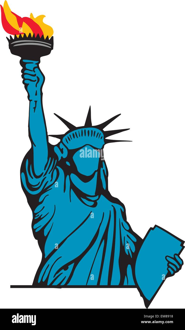 Front statue Stock Vector Images - Alamy