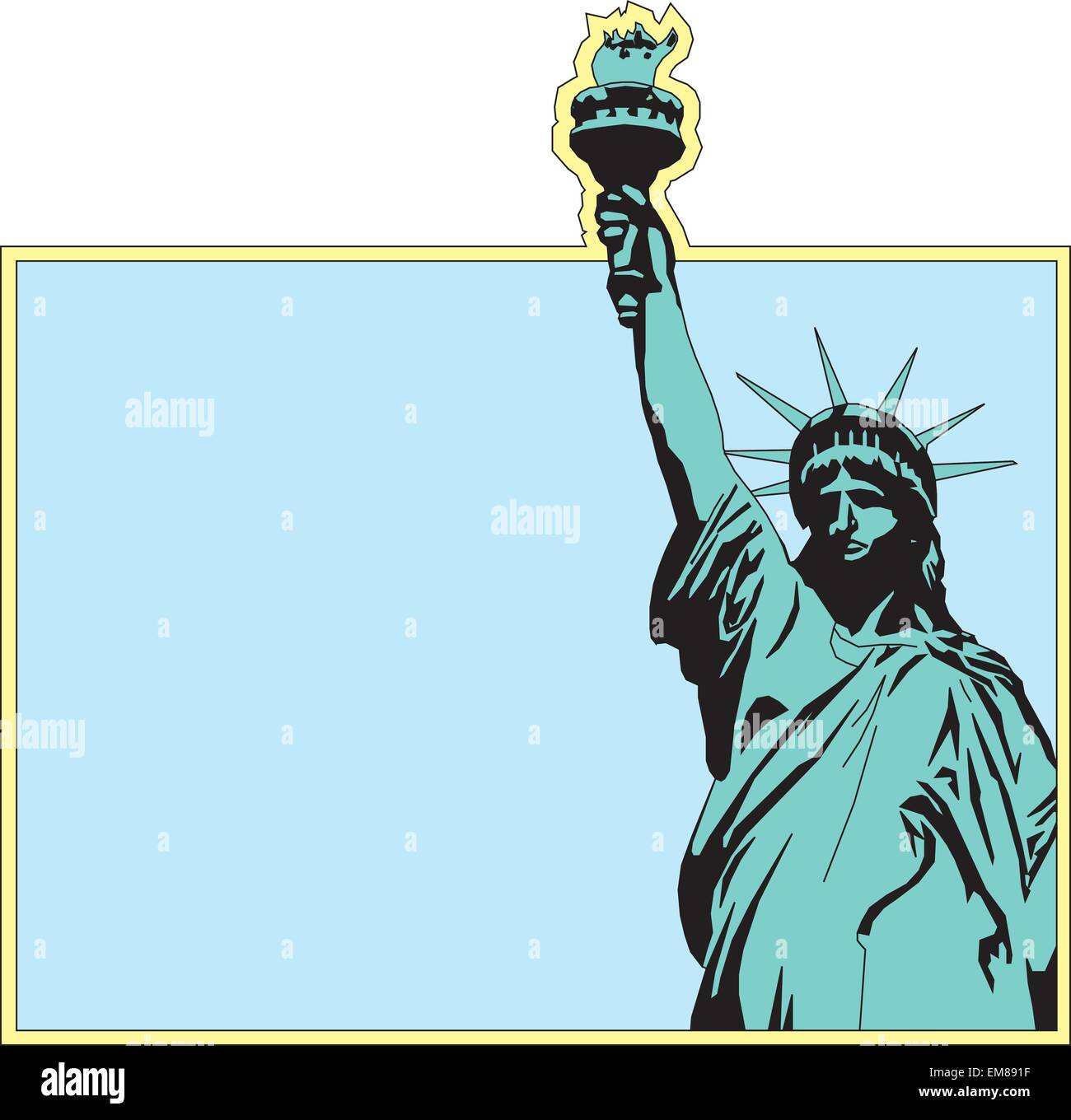 The Statue of Liberty Stock Vector Image & Art - Alamy