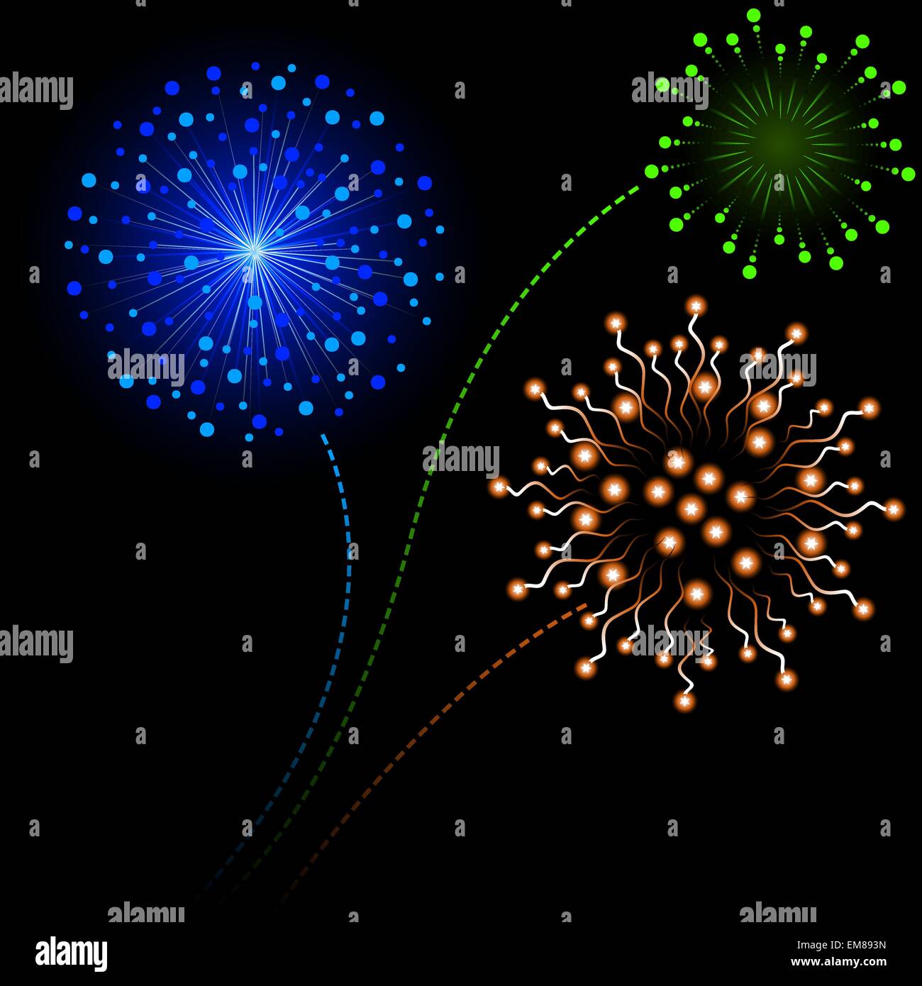 Fireworks sparks Stock Vector Images - Alamy
