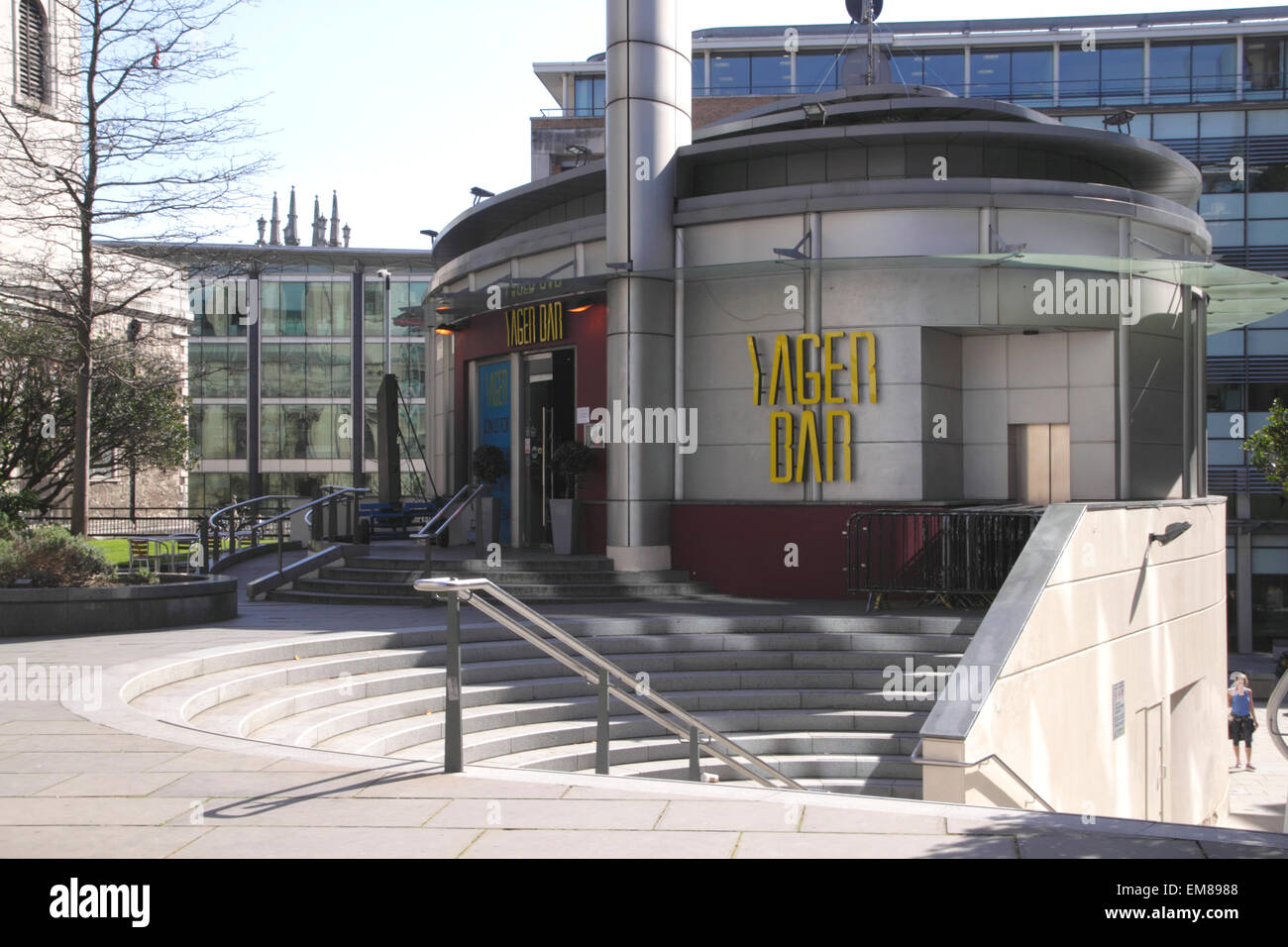 Yager Bar Old Change Court London Stock Photo - Alamy