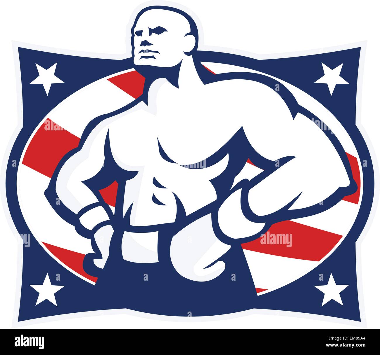 American heavyweight boxing champion Stock Vector Images - Alamy