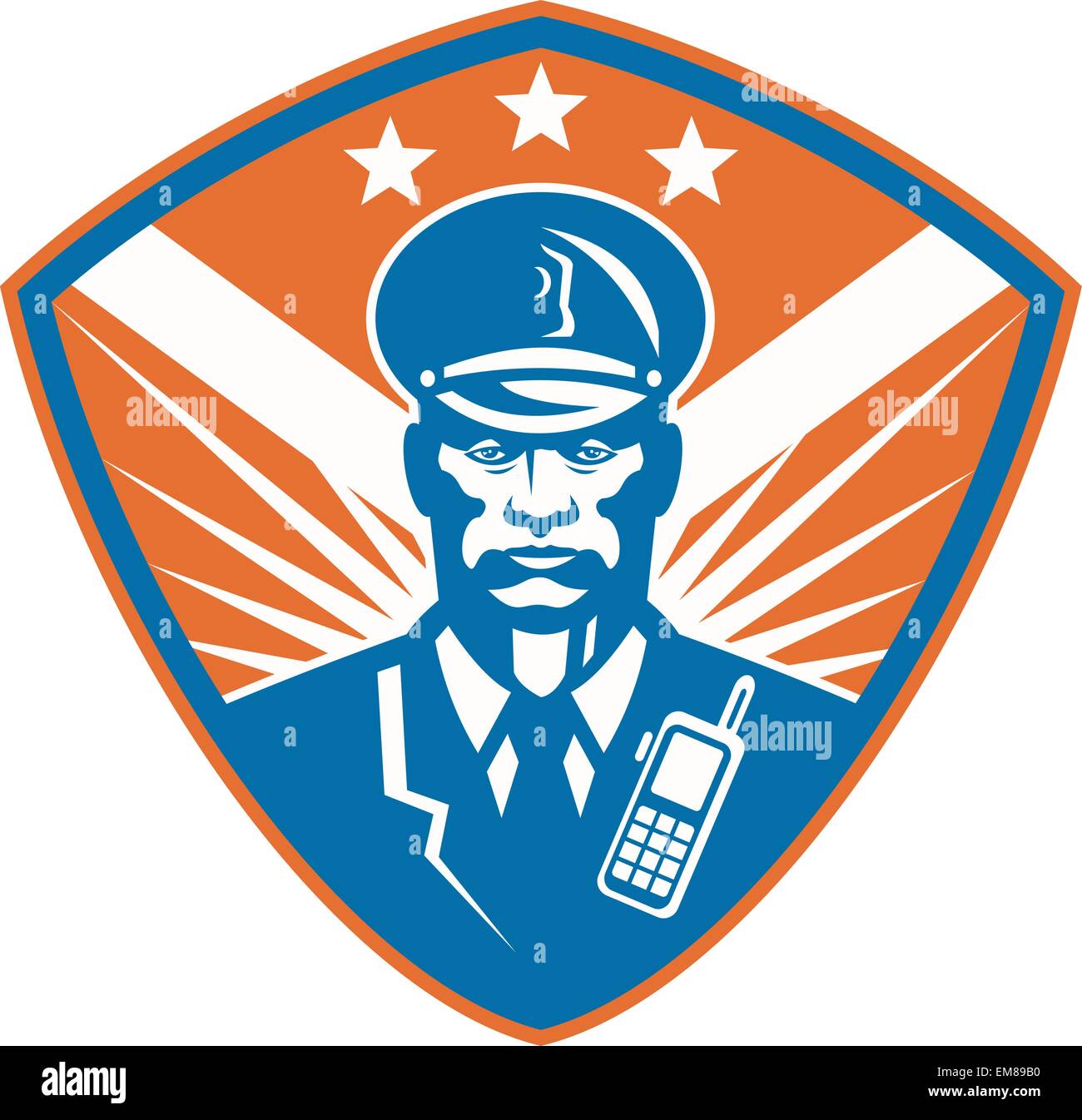 Security Guard Badge Vector
