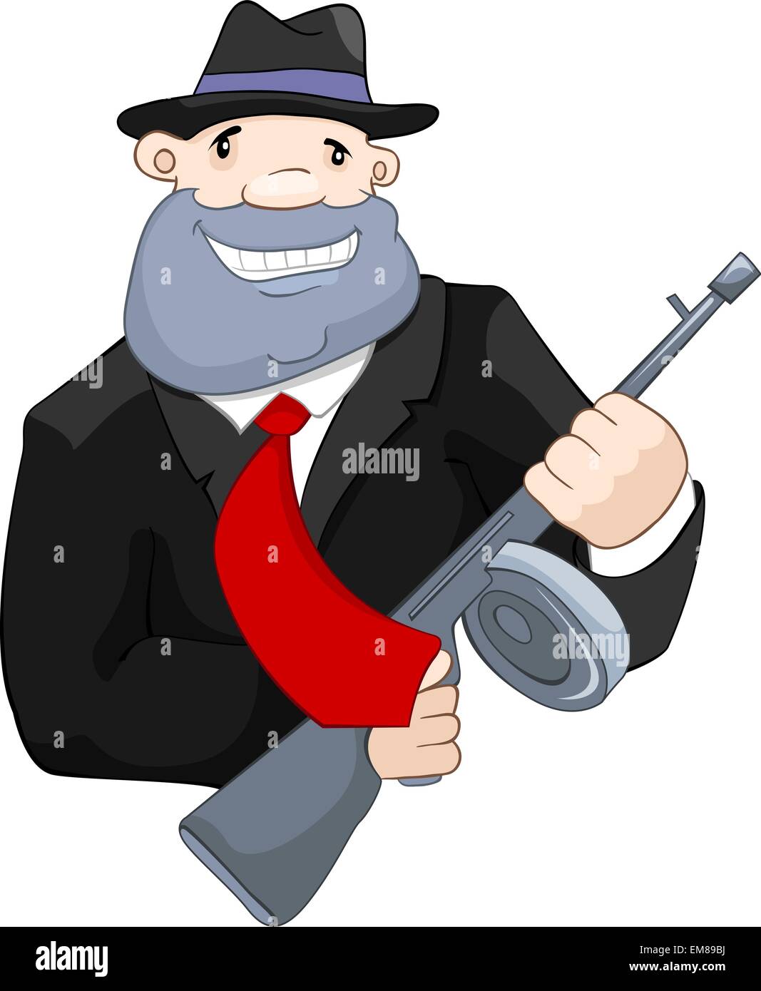Cartoon thief man smiling Stock Vector Images - Alamy