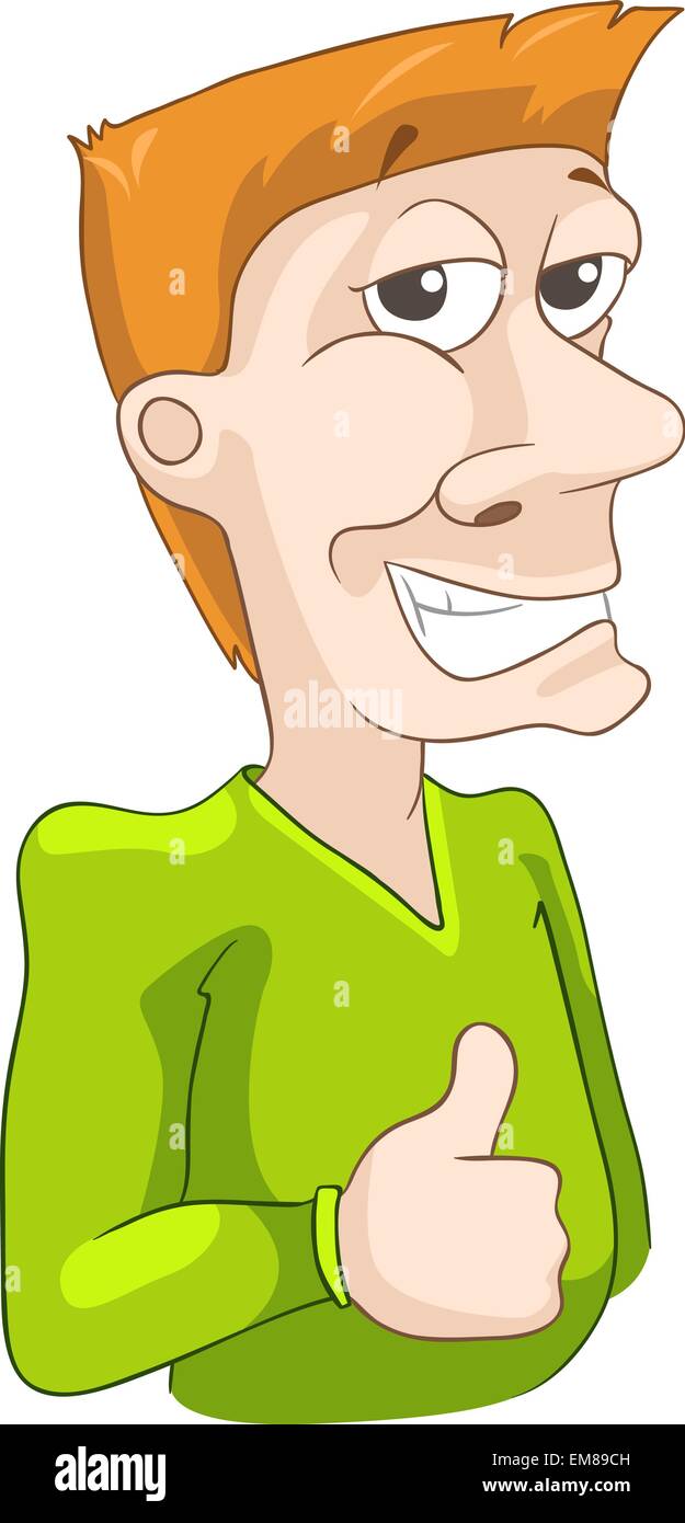 Teenager smile Stock Vector Images - Alamy