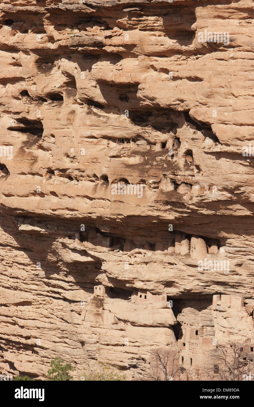 Tellem houses, Baniani, Mali Stock Photo - Alamy