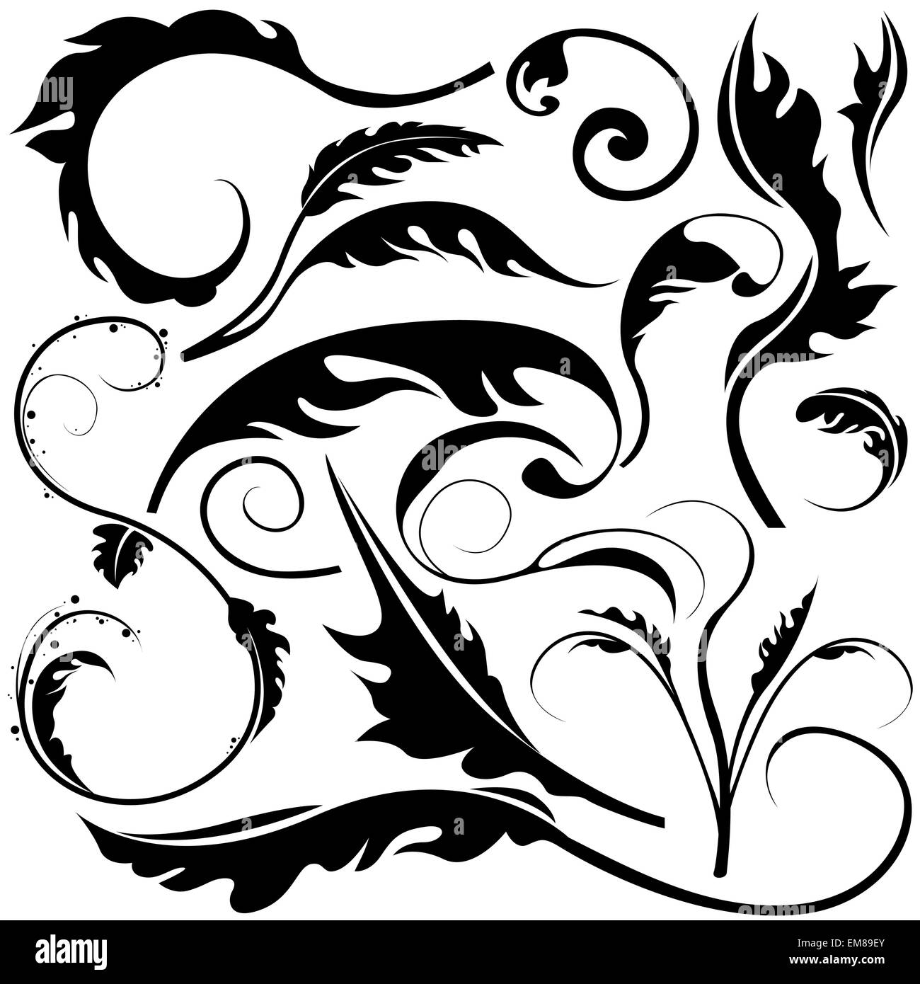 Fleuron frame Stock Vector Images - Alamy