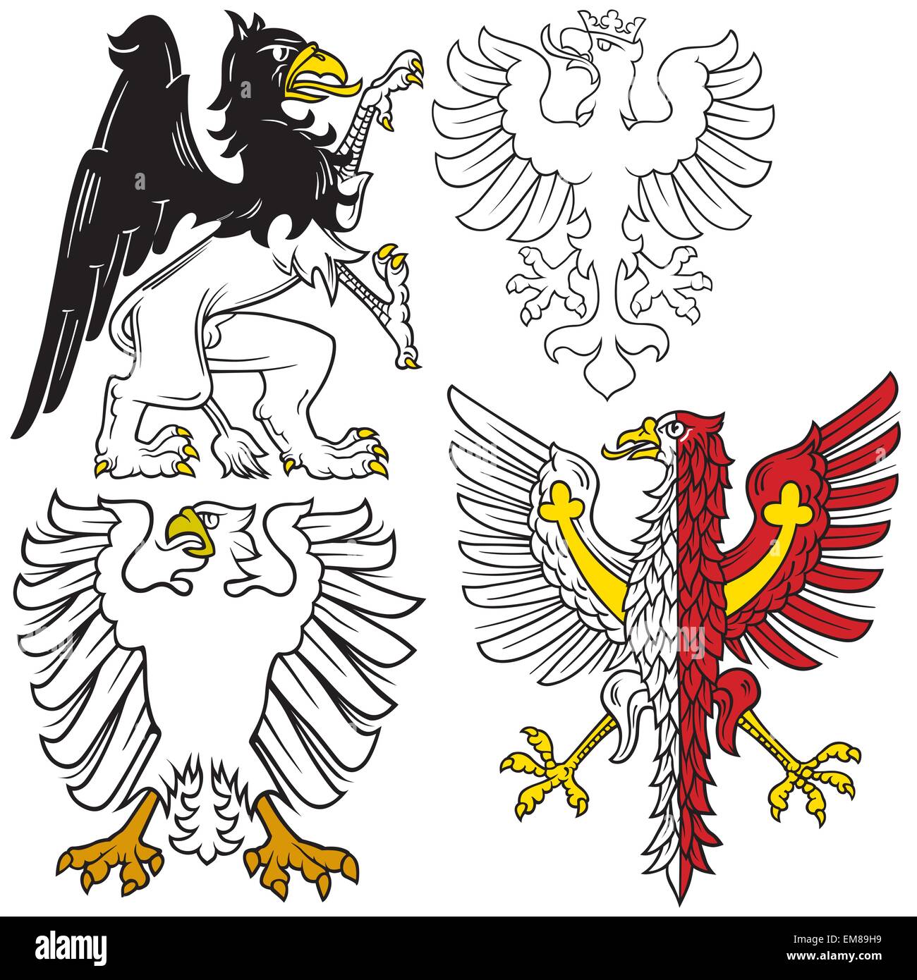 Heraldic bird hi-res stock photography and images - Alamy