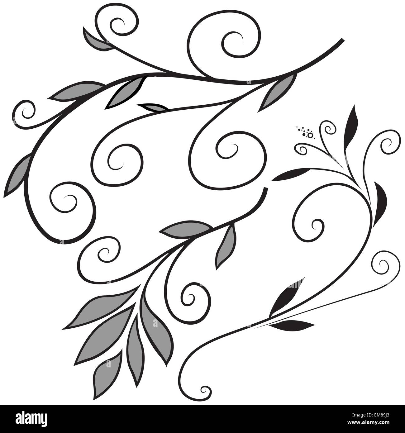 Fleuron frame Stock Vector Images - Alamy