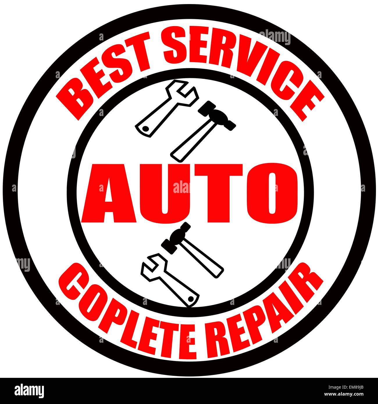 Auto service symbol hi-res stock photography and images - Alamy