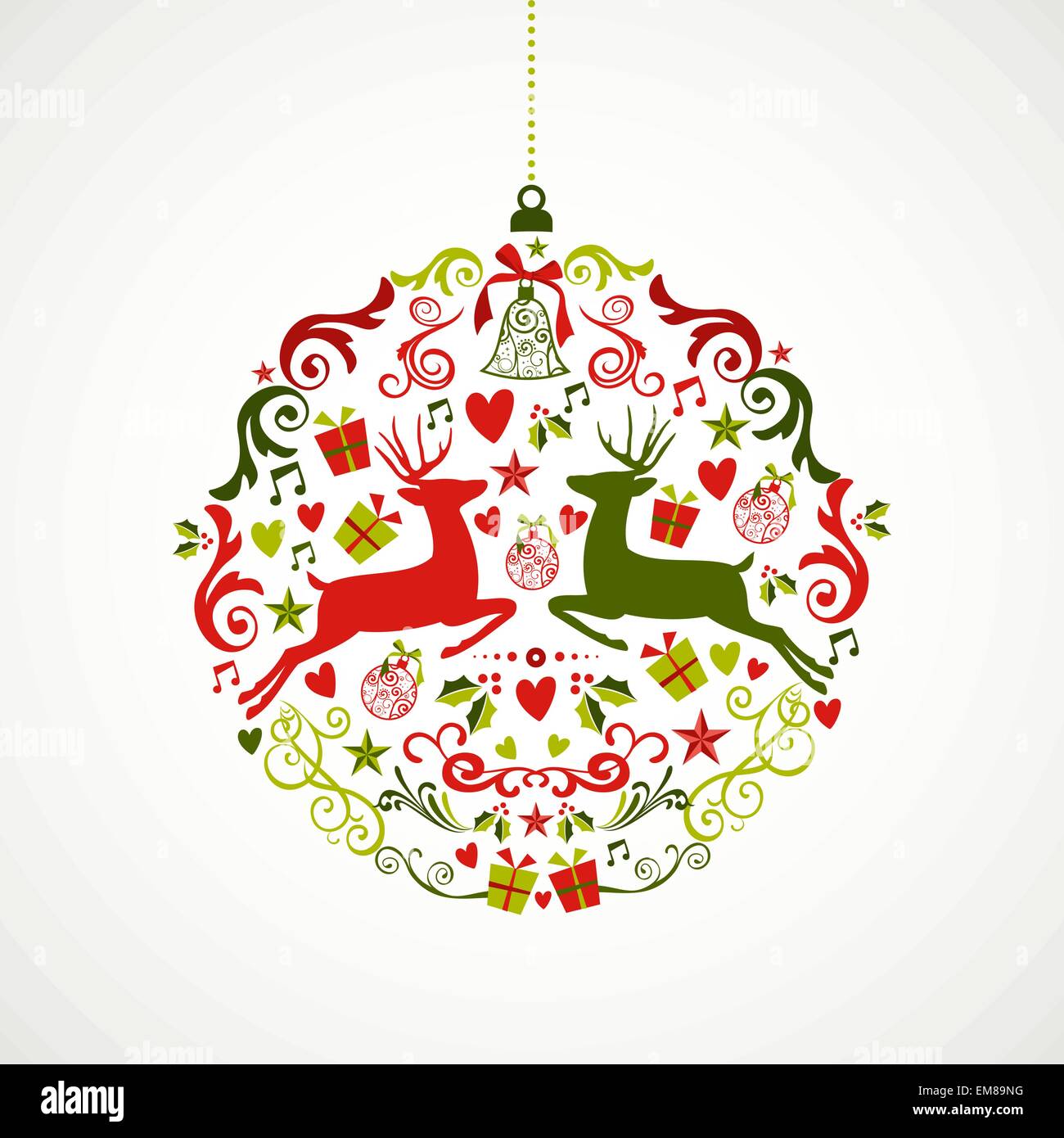Vintage bauble Stock Vector Images - Alamy