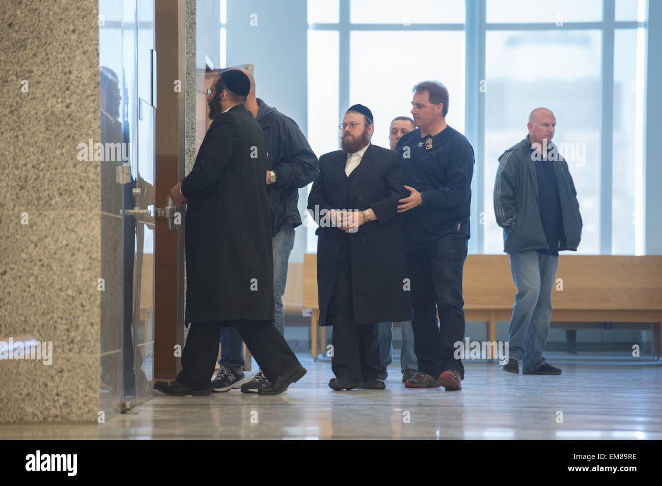 Brooklyn, New York, USA. 16th Apr, 2015. JOEL ISRAEL (left) and his ...