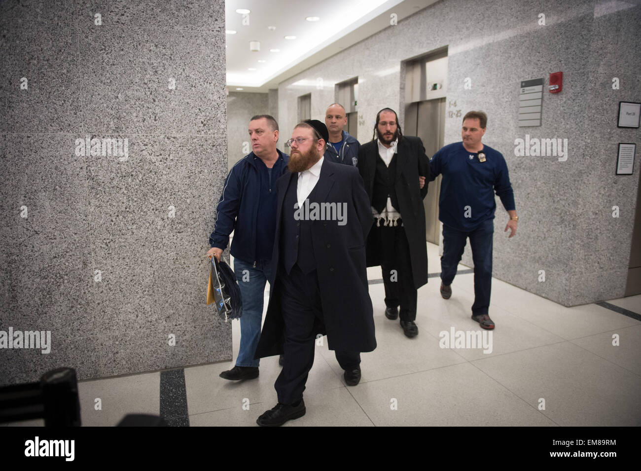 Brooklyn, New York, USA. 16th Apr, 2015. AARON ISRAEL followed by his ...