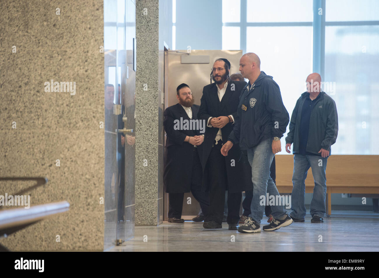 Brooklyn, New York, USA. 16th Apr, 2015. AARON ISRAEL (left) and his ...