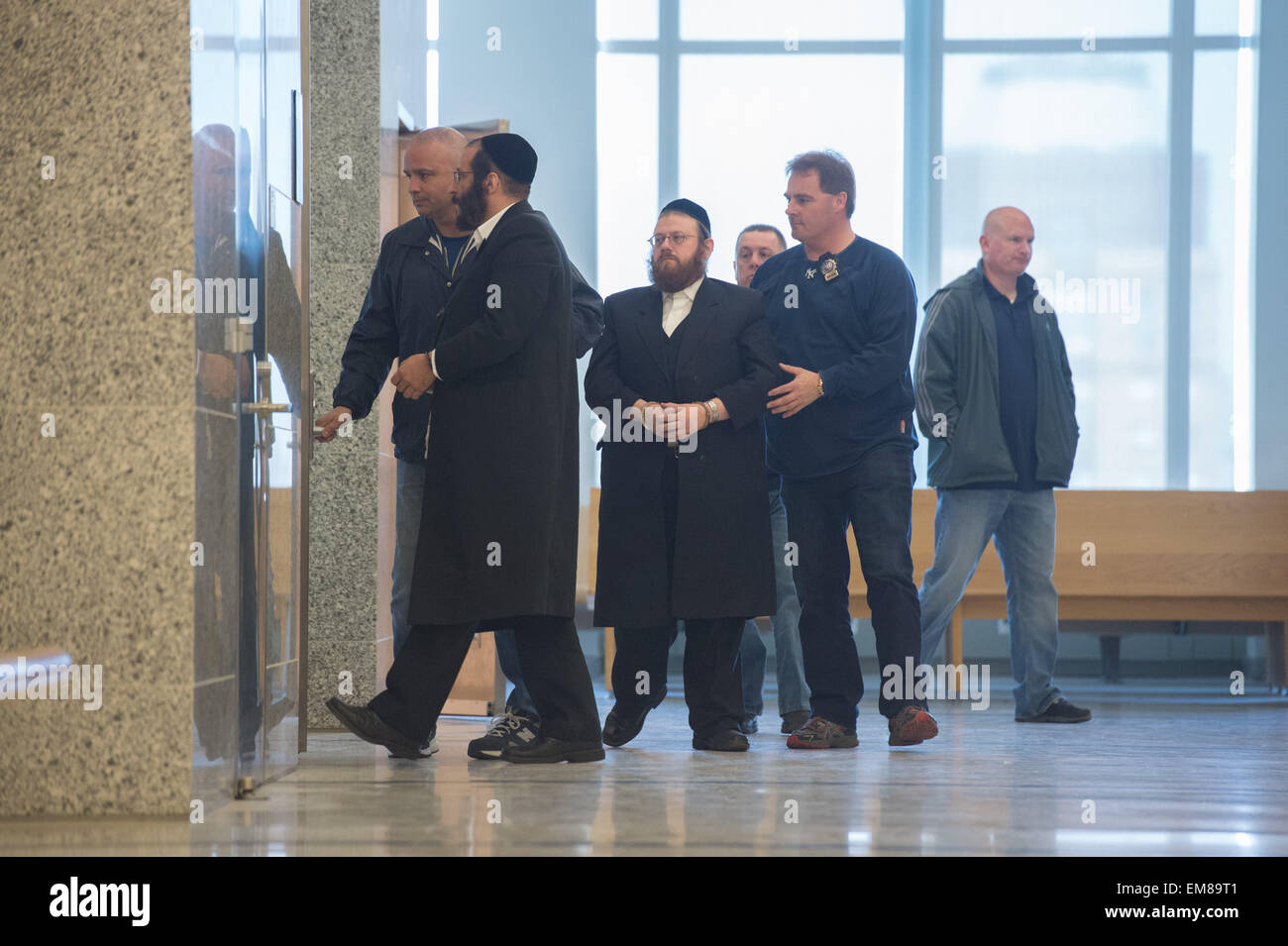 Brooklyn, New York, USA. 16th Apr, 2015. JOEL ISRAEL (left) and his ...