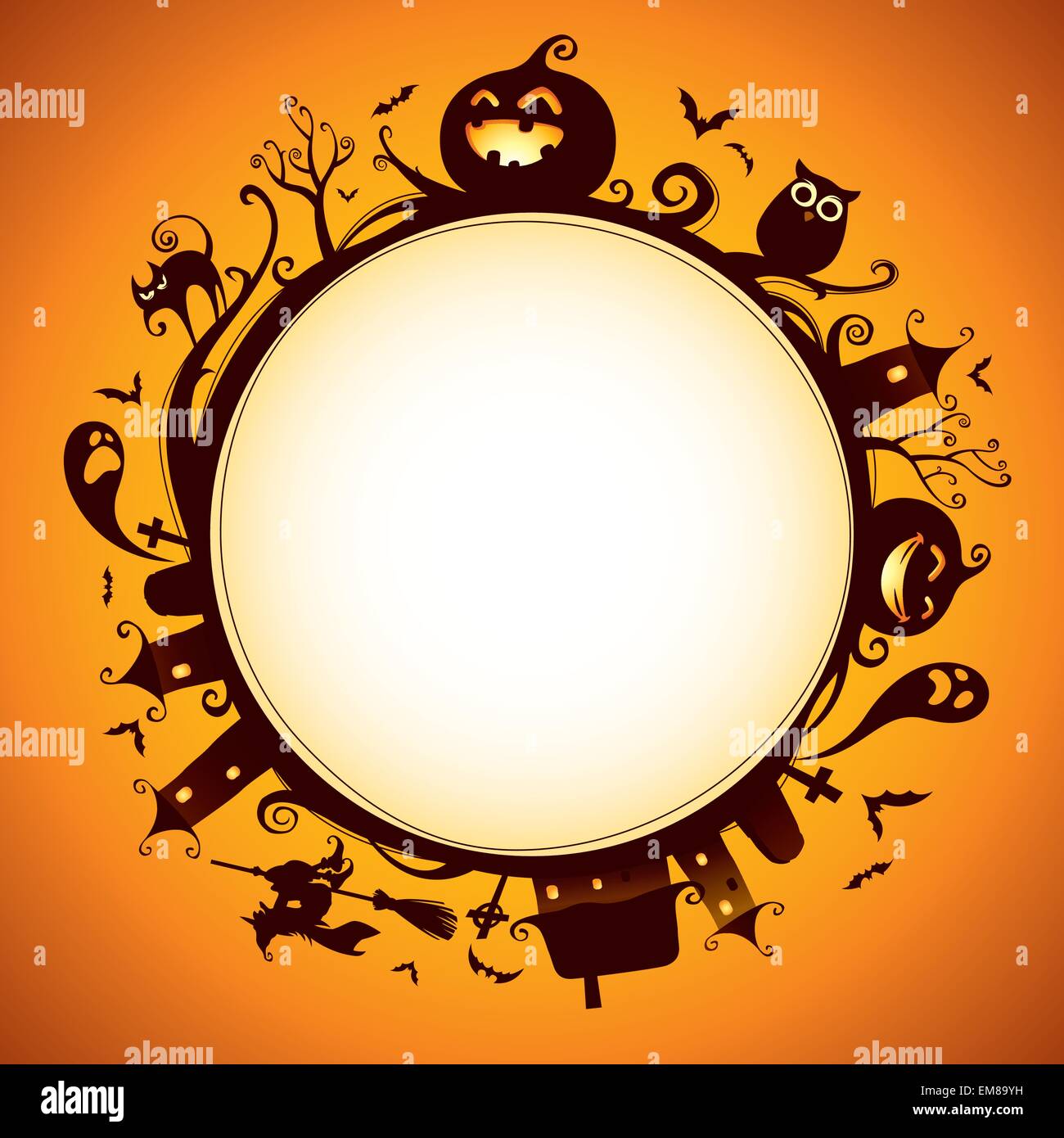 Illustration empty space vine Stock Vector Images - Alamy