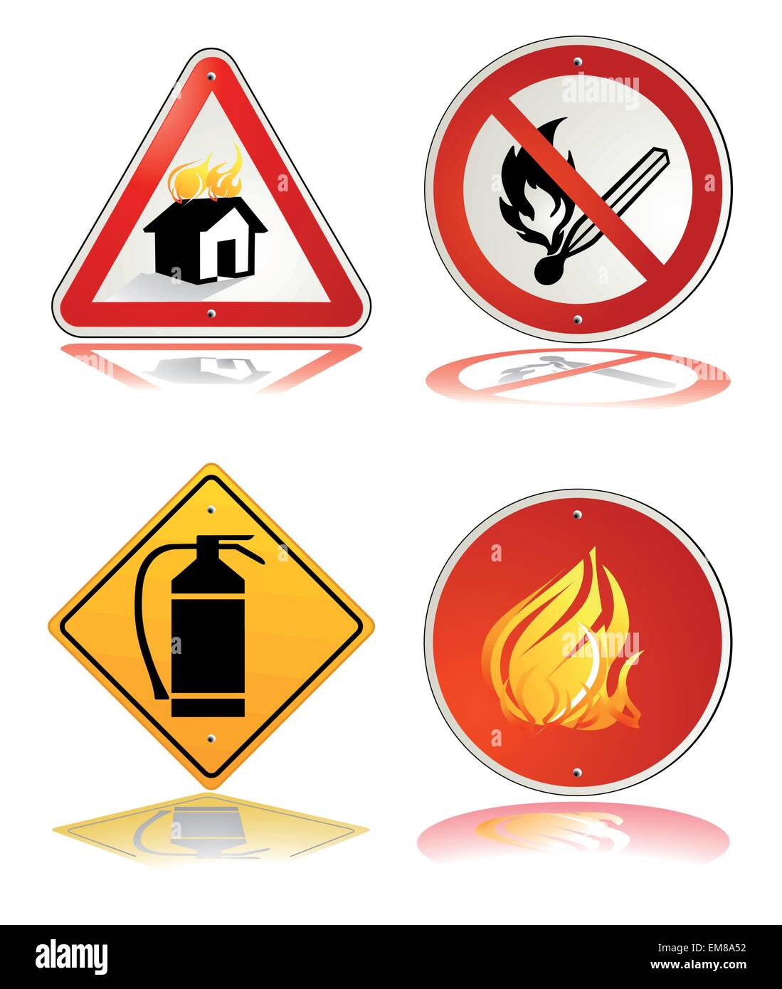 Safety fire Cut Out Stock Images & Pictures - Alamy