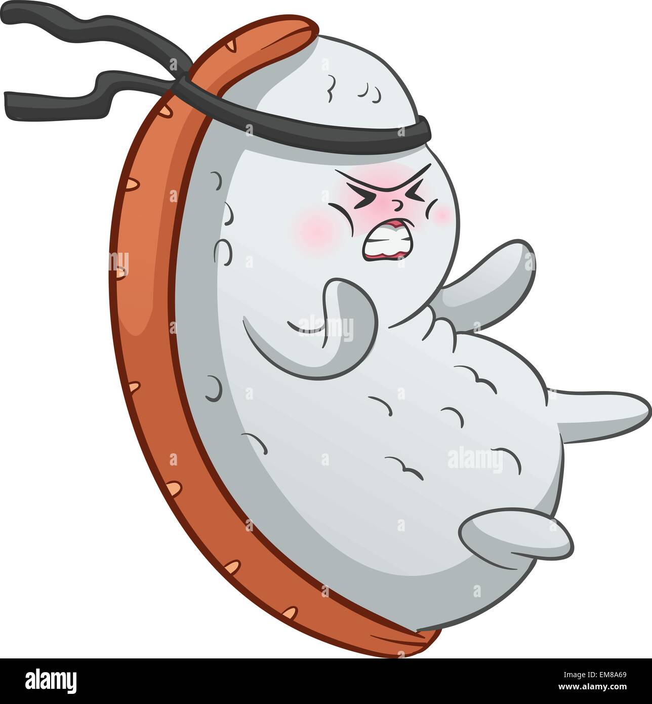 Angry Sushi Attacking Stock Vector Image & Art - Alamy