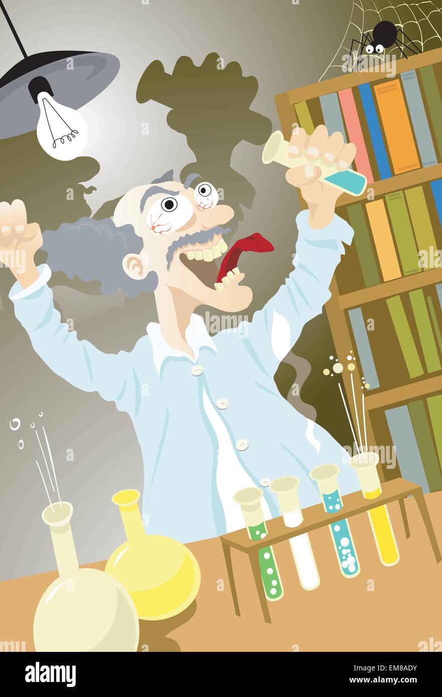 Mad scientist hi-res stock photography and images - Alamy