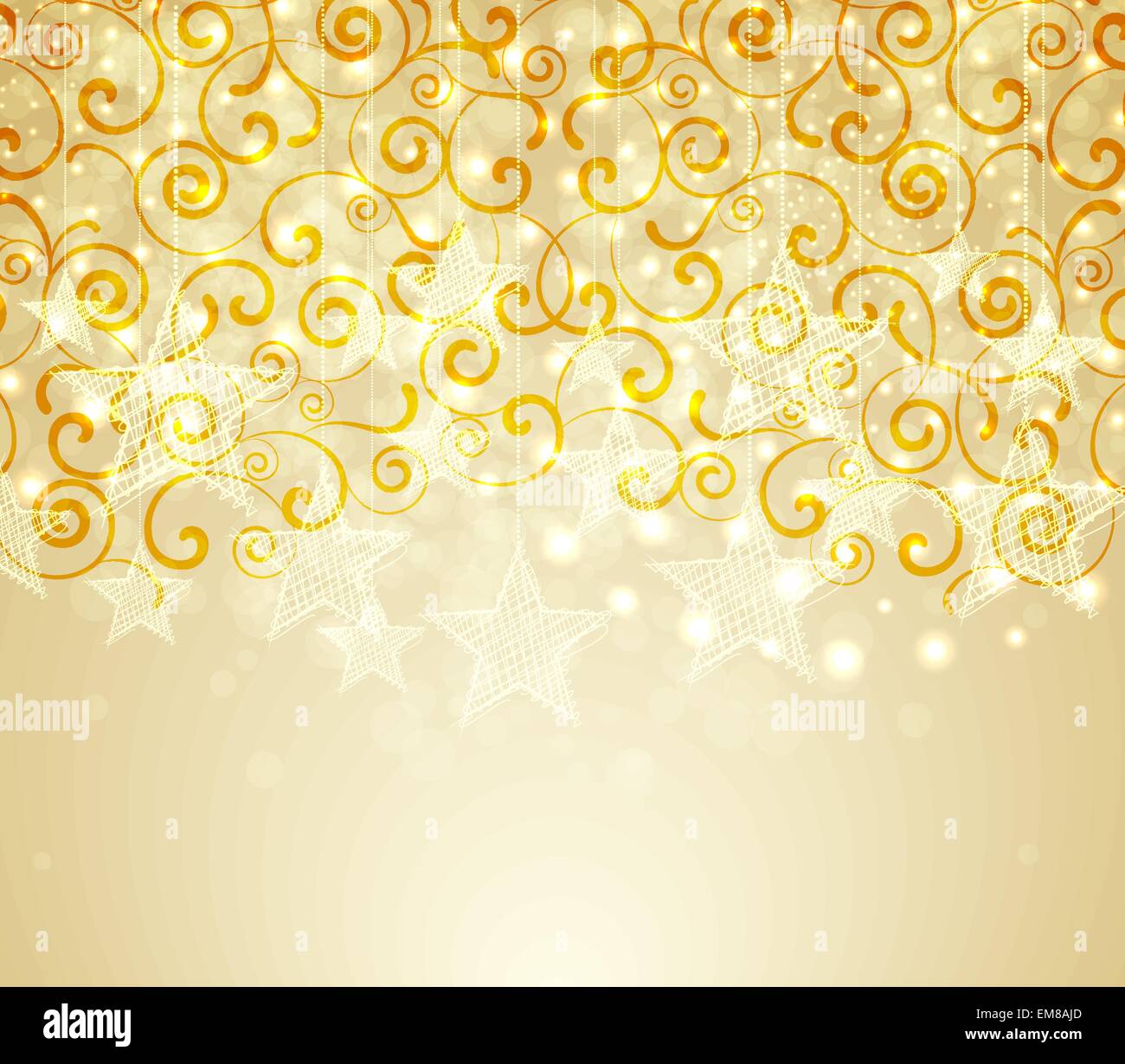 Christmas swirls hi-res stock photography and images - Alamy