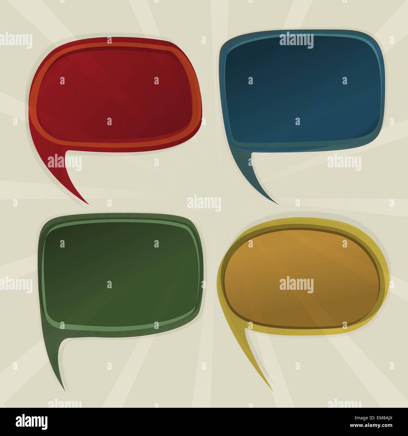 Talk colorful chat speech Stock Vector Images - Alamy