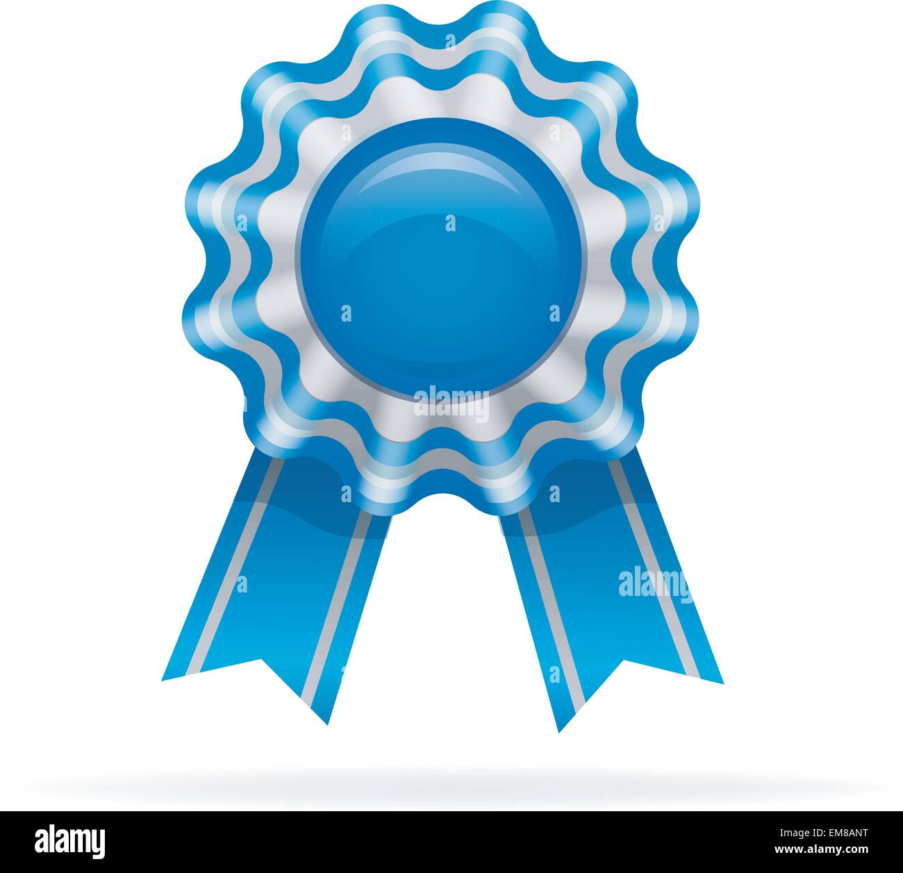 Blank golden medal ribbon first Stock Vector Images - Alamy