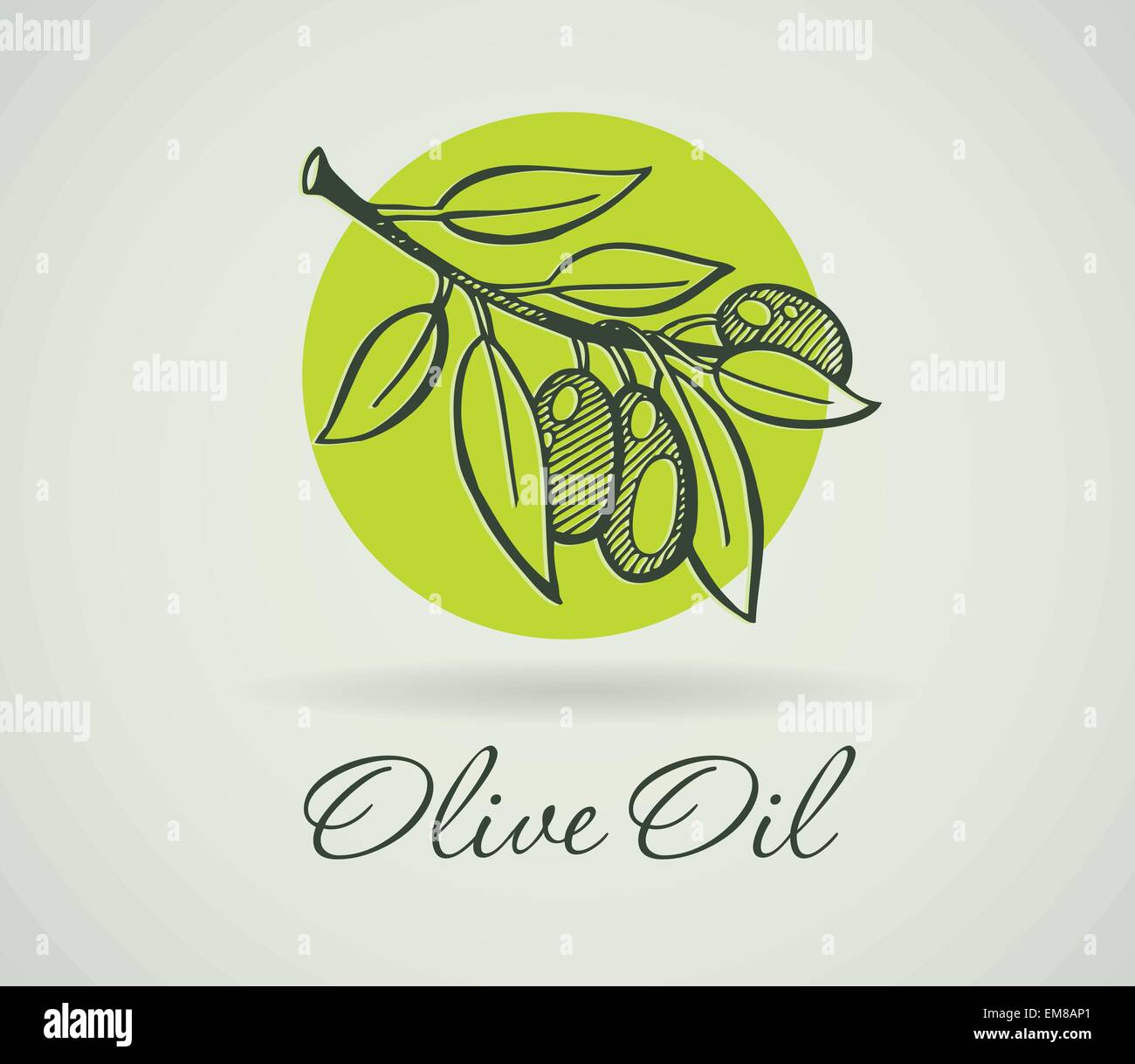 Olive tree greece Stock Vector Images - Alamy