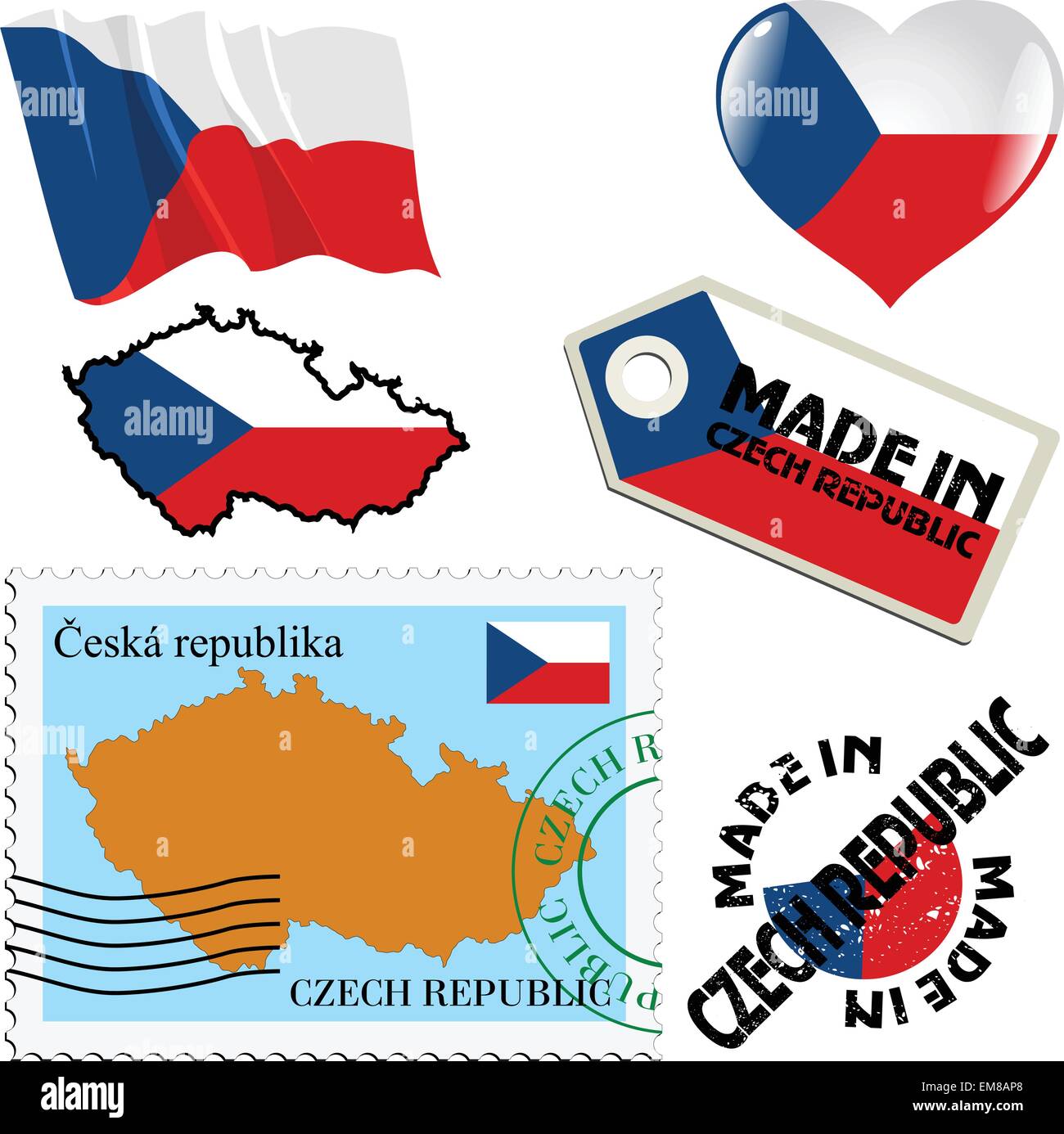 Czech symbols Stock Vector Images - Alamy