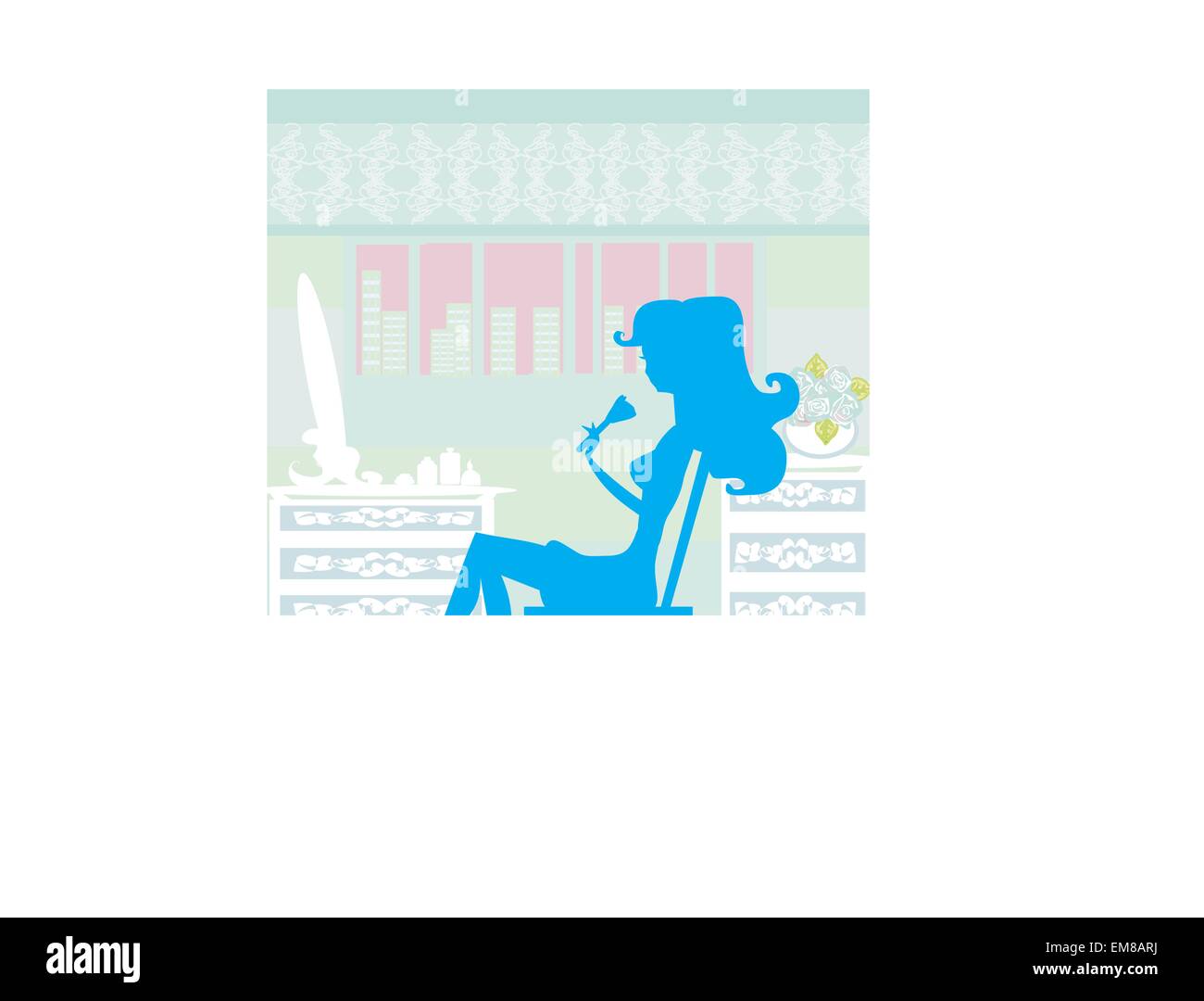 Hair shadow Cut Out Stock Images & Pictures - Alamy