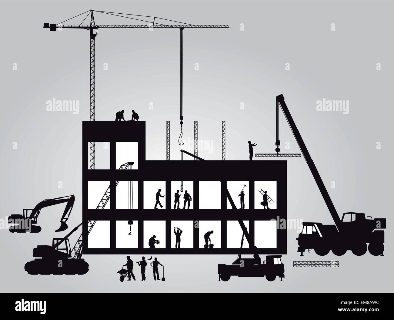 Site industry Stock Vector Images - Alamy