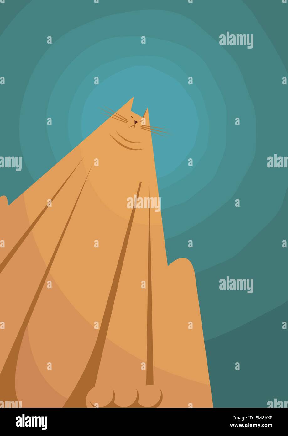 Vector big evil cat Stock Vector Image & Art - Alamy