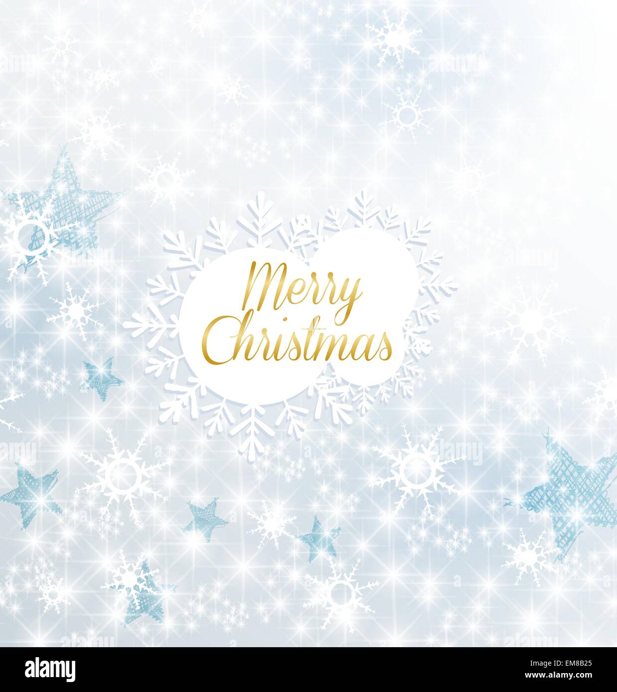 Decorative silver christmas background Stock Vector Images - Alamy