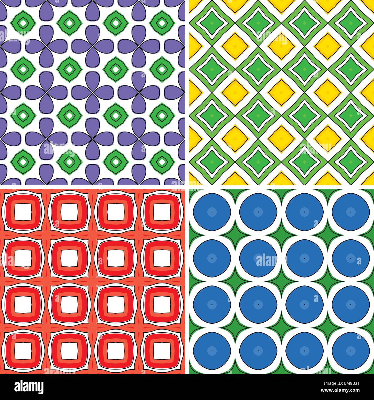 Bright patterns Stock Vector Images - Alamy