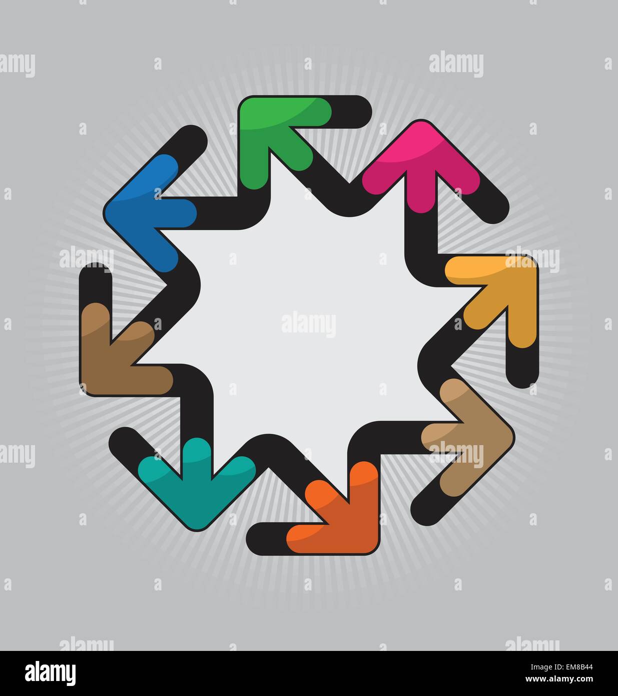 Frame and arrows hi-res stock photography and images - Alamy