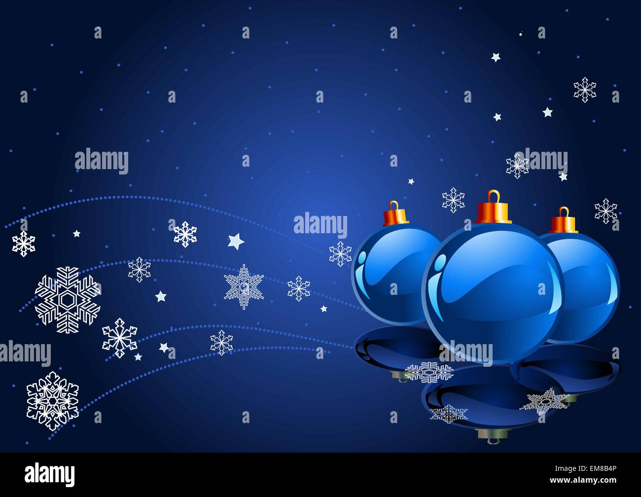 Abstract Blue Christmas Background Stock Vector Image & Art - Alamy