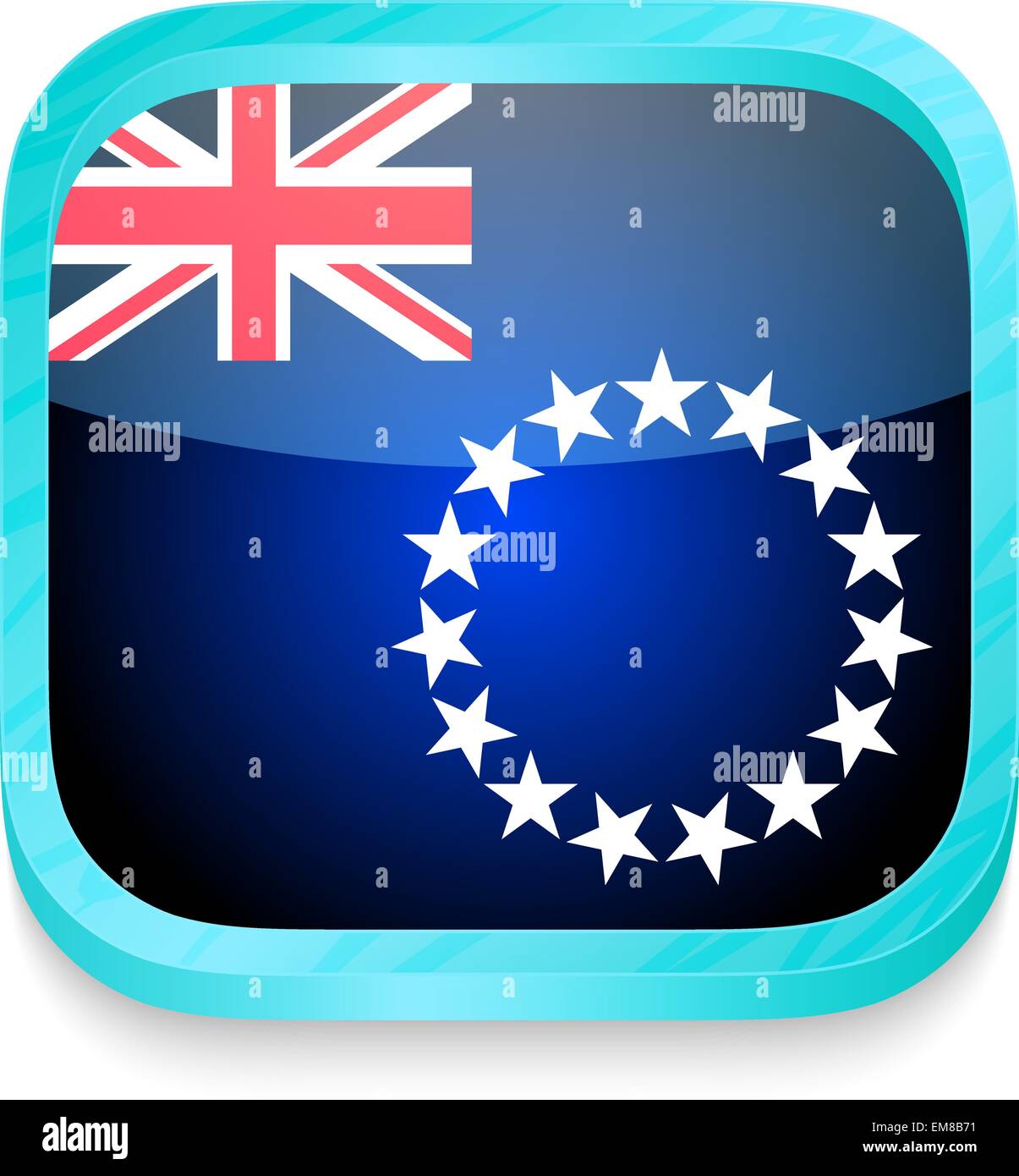 Cook island flag hi-res stock photography and images - Alamy