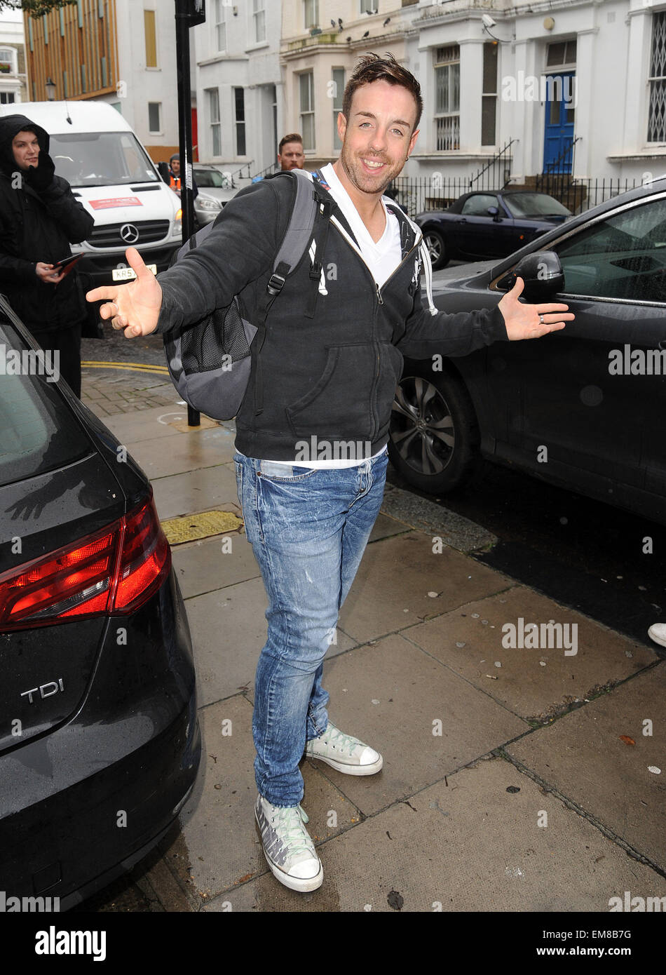 X Factor Contestants arrive at a studio in Notting Hill Featuring ...