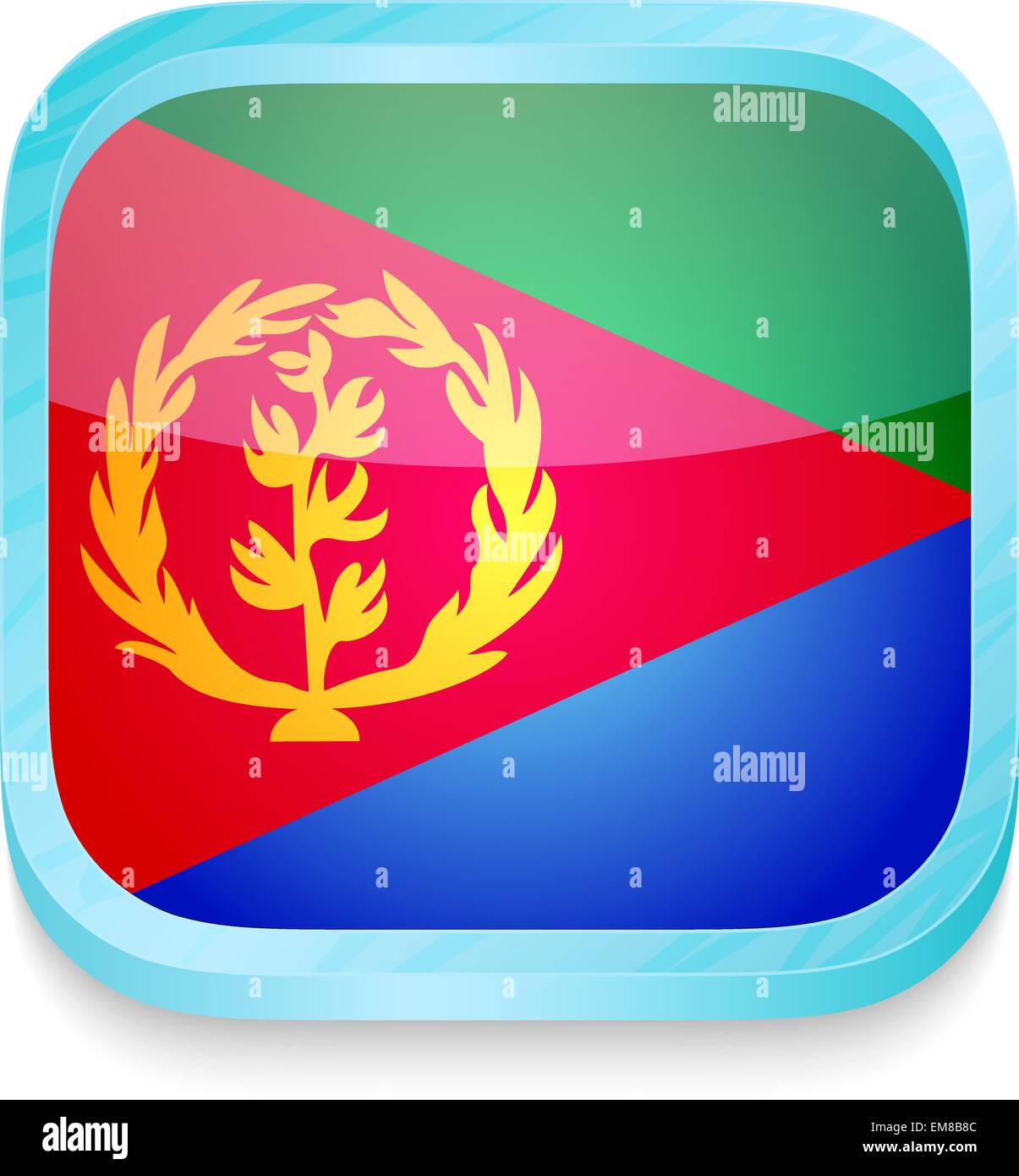 White eritrea flag Stock Vector Images - Alamy