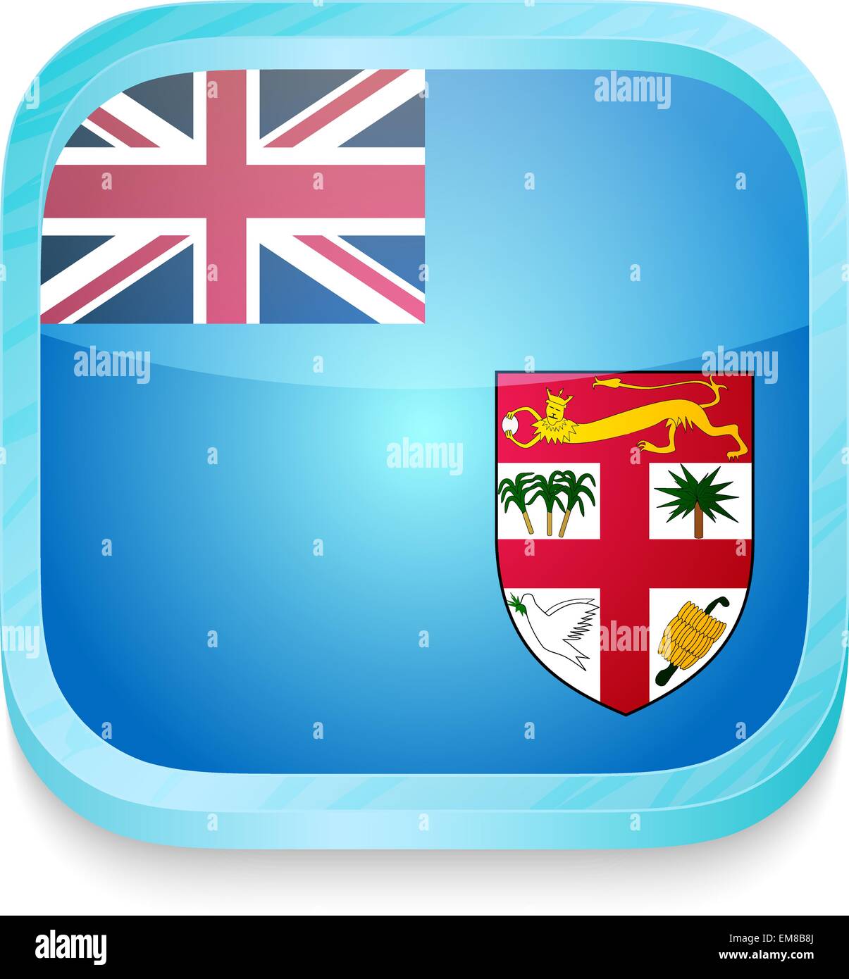 Fiji flag art Stock Vector Images - Alamy