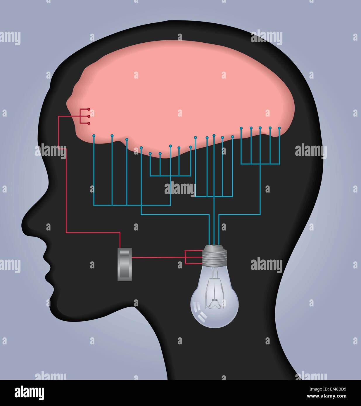 Brain and circuits hi-res stock photography and images - Alamy