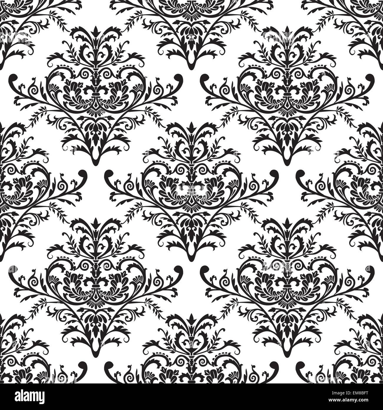 Vector baroque wallpaper, vector illustration Stock Vector Image & Art ...