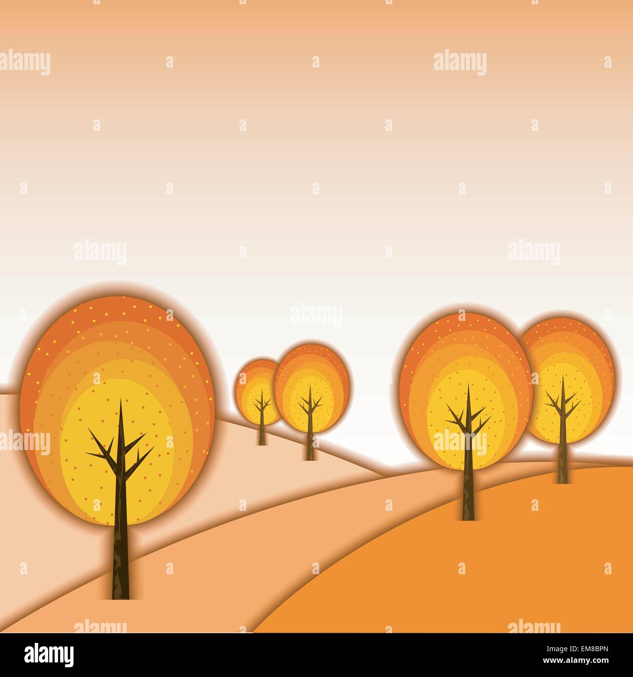 Red landscape shape Stock Vector Images - Alamy